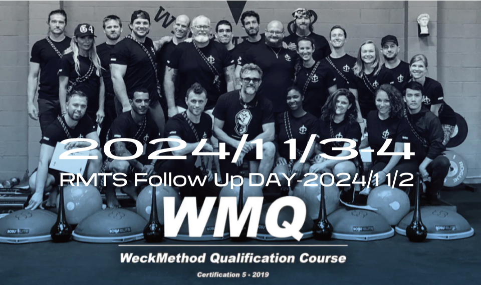 WECKMETHOD QUALIFICATION COURSE | WeckMethod®JAPAN -ウェックメソッド日本公式サイト-